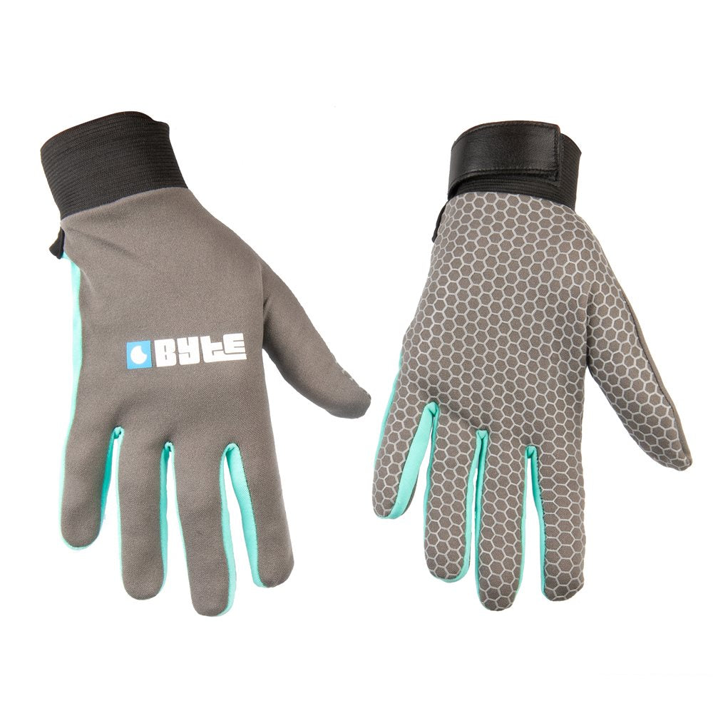 Byte Skinfit Grey Gloves PAIR | Hockey Glove